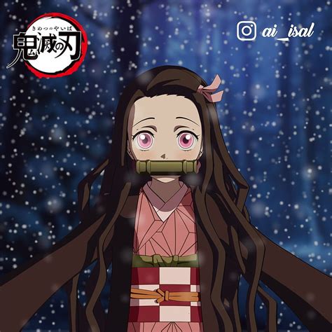카마도 네즈코 귀멸의 칼날 네즈코 귀멸의 칼날 네즈코 Hd 전화 배경 화면 Pxfuel