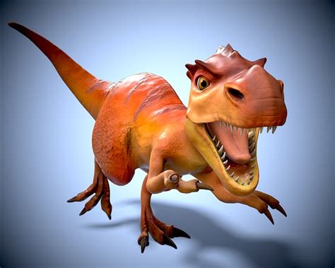 3d Model Cartoon Dino Mom Turbosquid 1956407