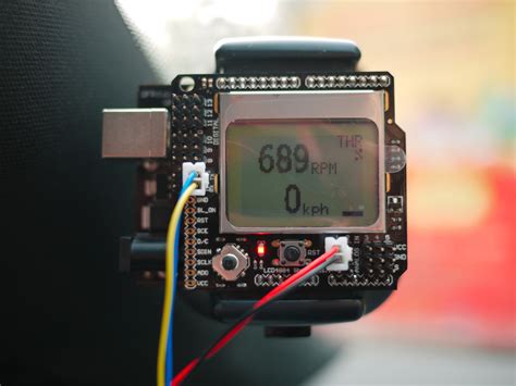 Arduino Dashboard Gadget Based On Obd Ii Kit And Lcd4884