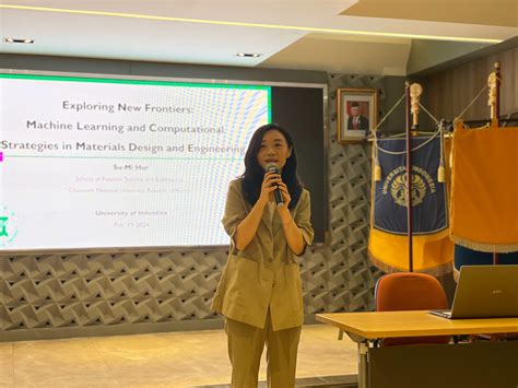 Kuliah Tamu Inovasi Material Dengan Teknologi Ai Machine Learning Dari
