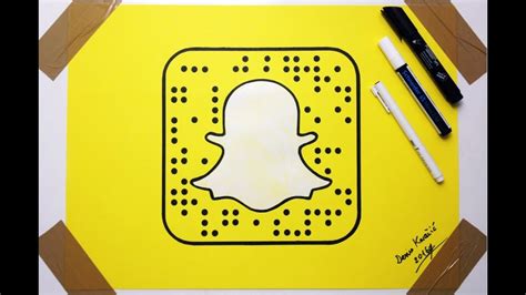 How To Draw Snapchat Logo Fan Art Drawing Youtube