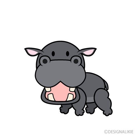 コレクション リアル かわいい カバ イラスト 918081