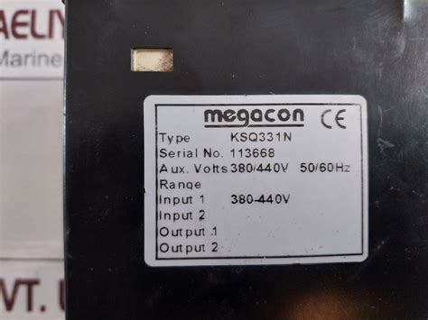 Megacon Ksq331n Sync Check Synchronising Indication Control Relay Aeliya Marine