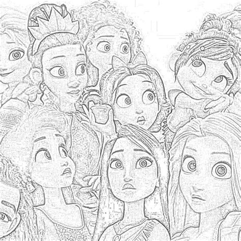 Coloring Pages Ralph Breaks The Internet Coloring Pages Free And Downloadable