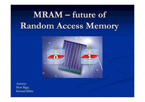 Pdf Mram â€“ Future Of Random Access Memory Dokumentips