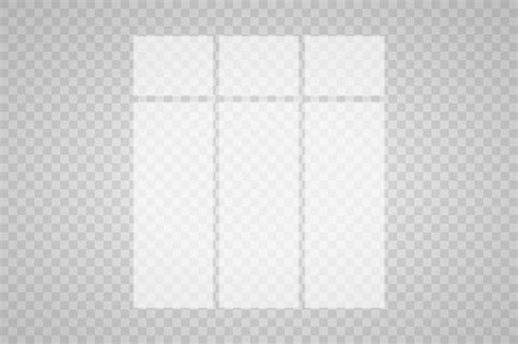 그림자 효과를 오버레이합니다 투명한 오버레이 창과 블라인드 그림자 투명한 배경에 그림자와 자연 채광의 사실적인 조명 효과 벡터 일러스트 레이 션 0명에 대한 스톡 벡터 아트