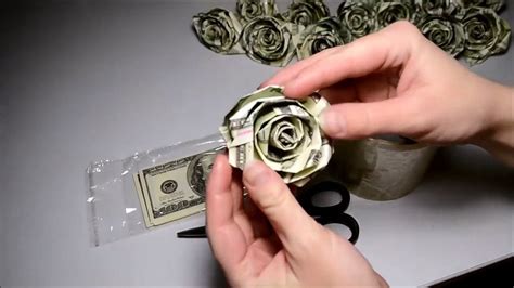 Origami Flower Dollar Bill How To Make A Money Origami Flower For Leis