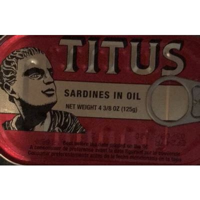 Carbs In Titus Sardines In Oil Carb Manager