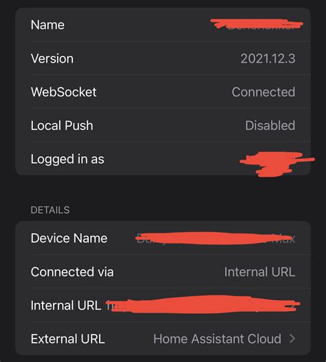 Problem With Notifications Local Push Disabled Home Assistant Companion For Apple Home