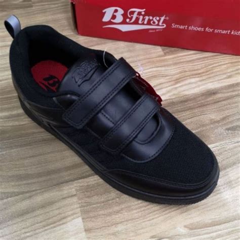 Bata Bfirst 6807 Large Size School Shoe Kasut Sekolah Berpelekat Tepek Saiz Besar Shopee