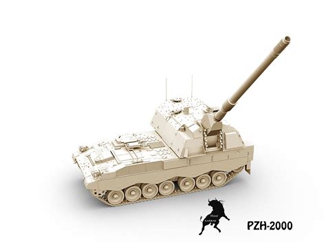 Pzh 2000 3d模型 150 Obj Fbx Max Free3d
