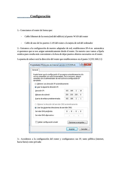 Calam O Ejercicio Configuracion Router
