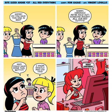 Bite Sized Archie 037 All Red Everything Archie Comics