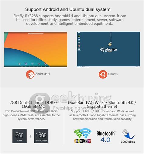 Firefly RK Quad Core Cortex A Processors Development Board