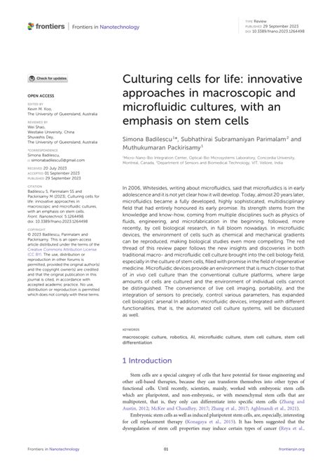 Pdf Culturing Cells For Life Innovative Approaches In Macroscopic