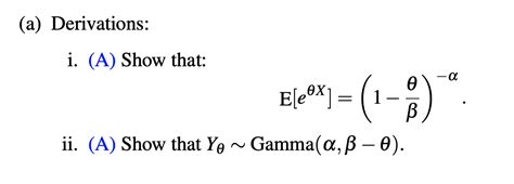 Solved Ba е 1 A Random Variable X € 0 00 Has Gamma