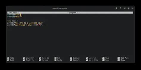 Running C Programs In Ubuntu Command Line