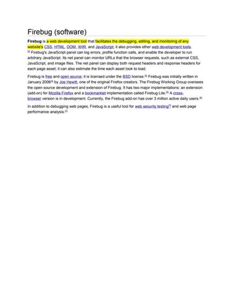Firebug Pdf