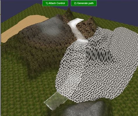 Generate A Flat Path That Follows The Terrain With A Spline Questions