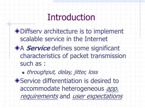 Ppt An Architecture For Differentiated Services Powerpoint Presentation Id6113000