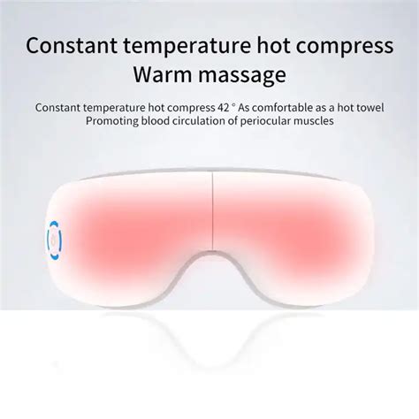 Eyes Massager Safety Air Pressure Music Heat Relieves Eye Strain