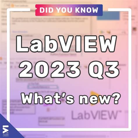 Vi Technologies On Linkedin Labview Didyouknow Testandmeasurement