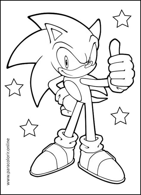 Desenhos Sonic Para Colorir Para Colorir