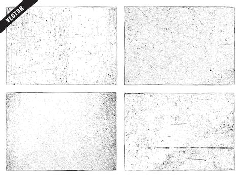 그런 지 거친 질감의 집합입니다 프리미엄 벡터