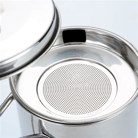 13l 43oz Stainless Steel Oil Filter Pot Leakproof Grandado