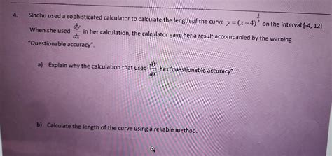 solved sindhu used a sophisticated calculator to calculate