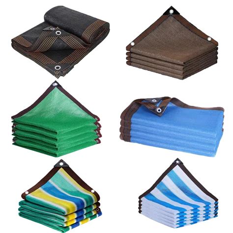 자외선 차단 Hdpe 차양 네트 정원 발코니 다육 식물 차양 네트 야외 수영장 차양 네트 자동차 커버 12 핀