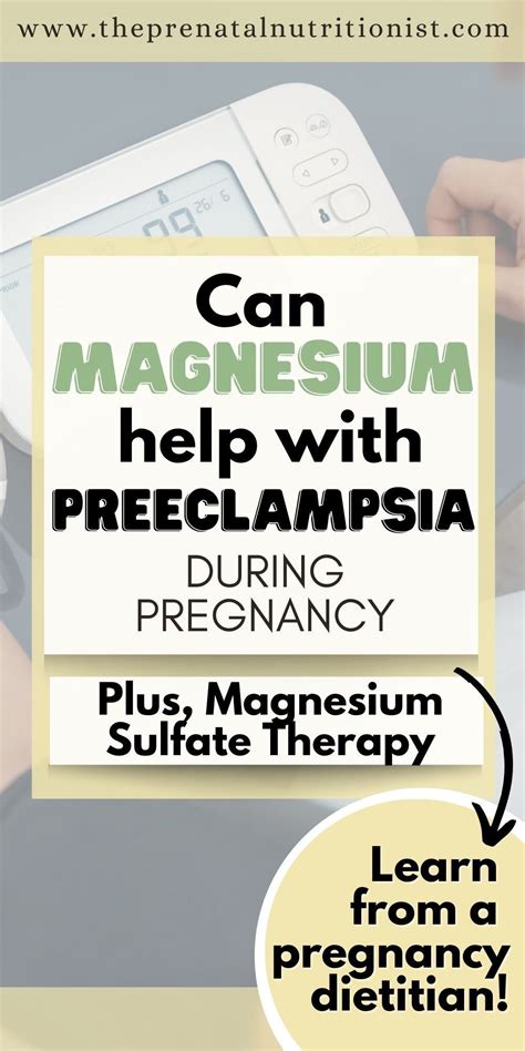 Magnesium During Pregnancy