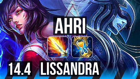Ahri Vs Liss Mid Comeback Tr Master 144 Youtube