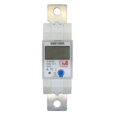 Din Rail Dc Energy Meter Rs485 Smart Electricity Meter For Energy Storage Battery Systems