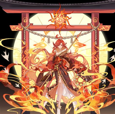 The Big Imageboard Tbib 1girl Ahoge Alternate Costume Black Kimono