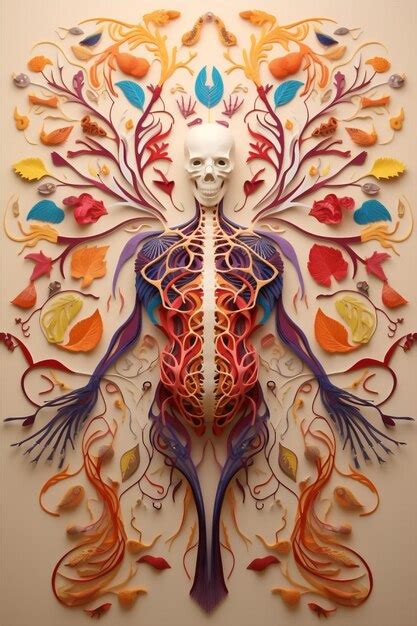 Premium Ai Image 3d Model Concept Of Endocrine System