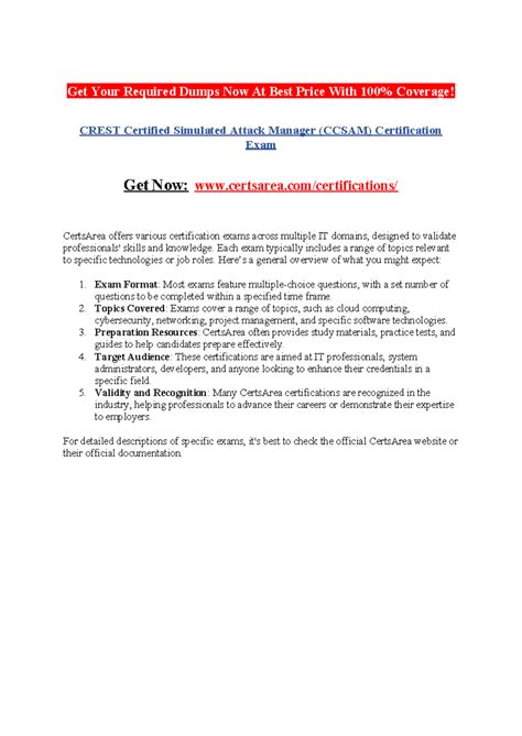 Crest Certified Simulated Attack Manager Ccsam Certification Exam Get Your Required Dumps