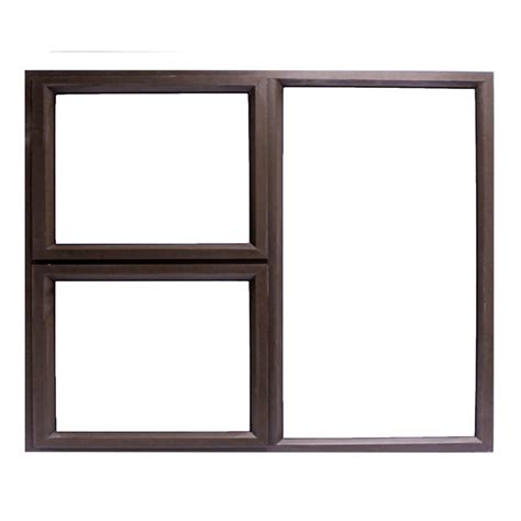 1800 X 1200 Bronze Aluminium Window Frame Clear Glass Neutron Aluminium Cashbuild