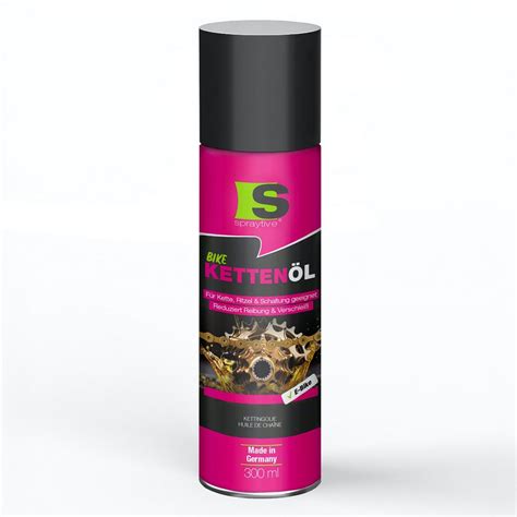 Spraytive Fahrradöl 1x 300ml Kettenöl Spray Für Fahrrad And E Bike
