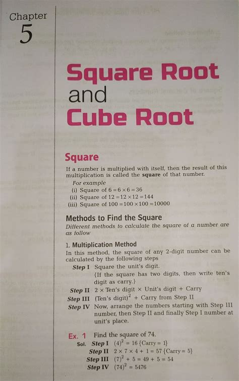 Square Root And Cube Roots Questions ☑️☑️ Math Formula Chart Math
