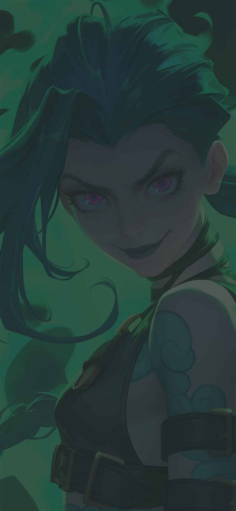 Jinx Green Smoke Background Wallpapers Epic Iphone Wallpapers