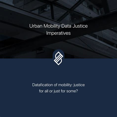 Urban Mobility Data Justice Imperatives → Scenario