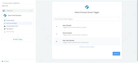 mailchimp process street integration