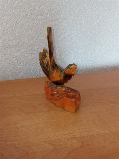 Статуэтка деревянная орел — цена 200 грн в каталоге Статуэтки Купить товары для дома и быта по