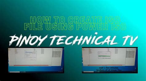 How To Create Iso File Using Power Iso Youtube