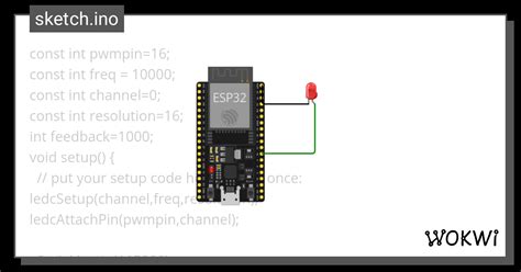 Pwm Example Wokwi Esp32 Stm32 Arduino Simulator