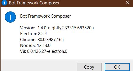 Fail To Create Issue Microsoft BotFramework Composer GitHub