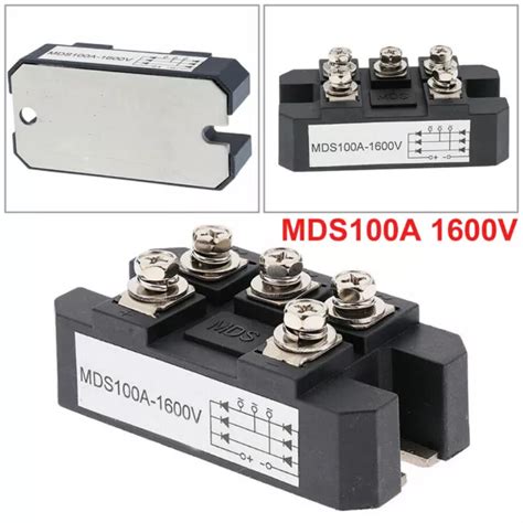Mds 100a 1600v 5 Terminal 3 Phase Full Wave Diode Module Bridge