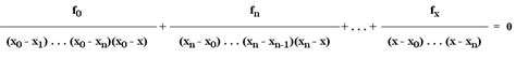 lagrange interpolation in matlab code with c