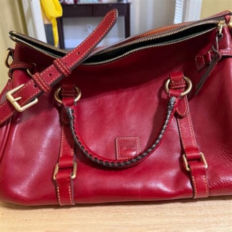 Dooney And Bourke Bags Large Florentine Red Dooney Bourke Satchel